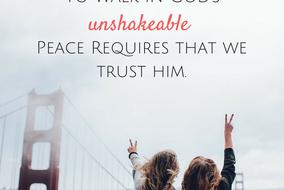 Unshakeable Peace - Sue Detweiler